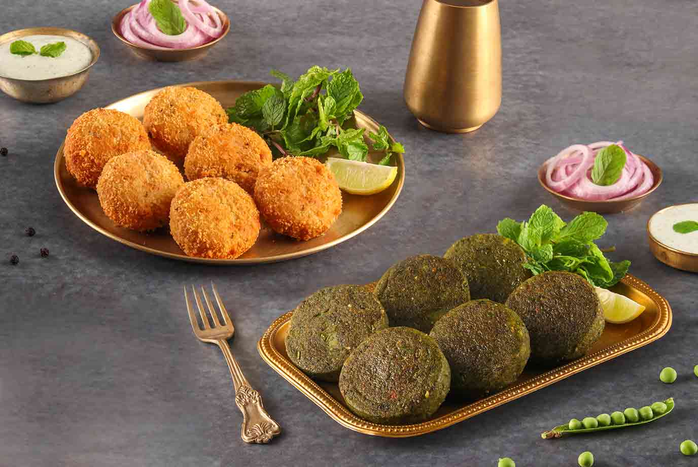 Order Dahi Labneh Kebab 6 Pcs And Hara Bhara Kebab 6 Pcs Combo From